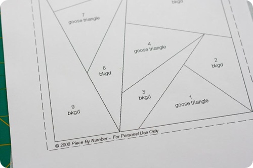 Paper Pieced Block – Sometimes Crafter